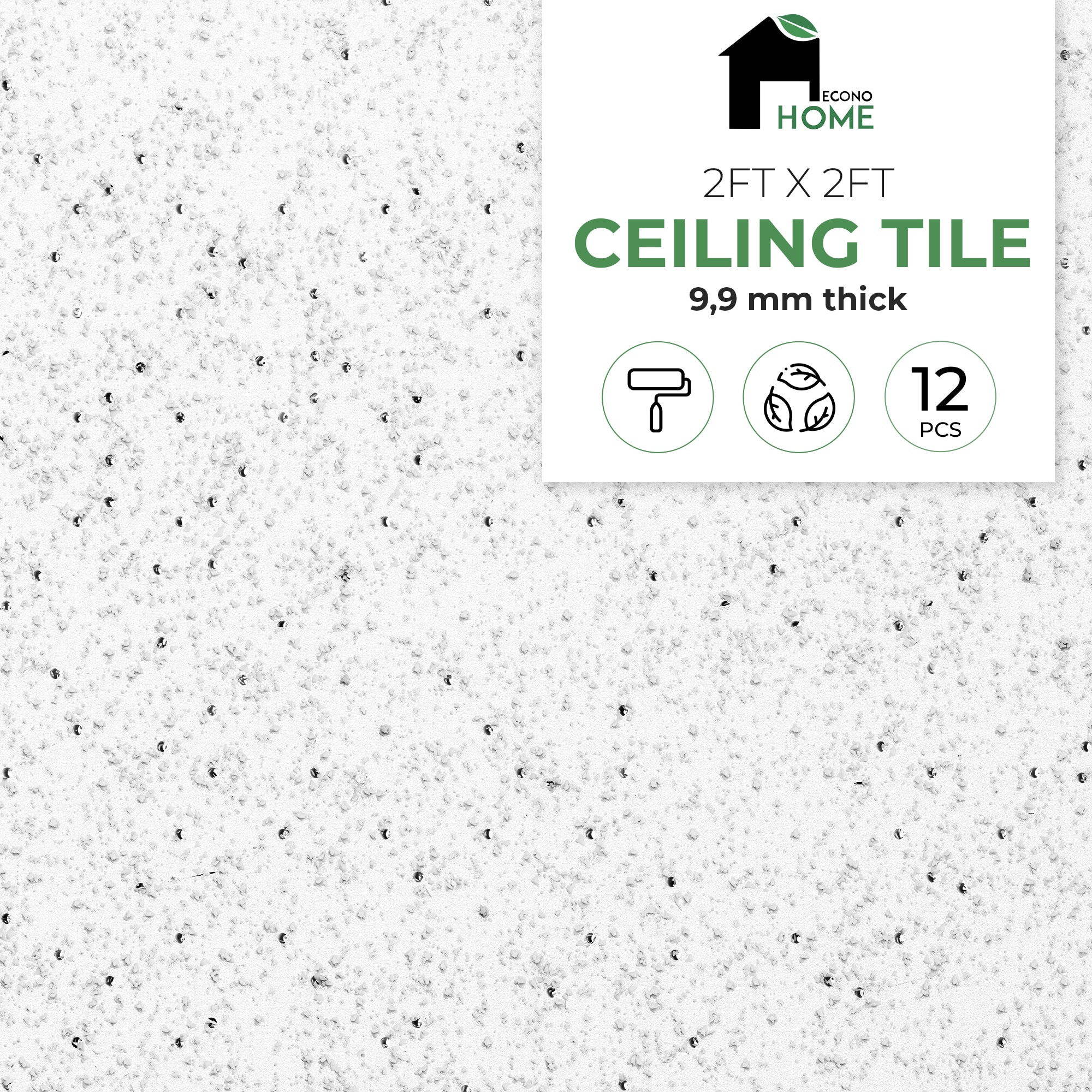 Waterproof Ceiling Tiles - Non-Cementitious, Non-Combustible – Econohome