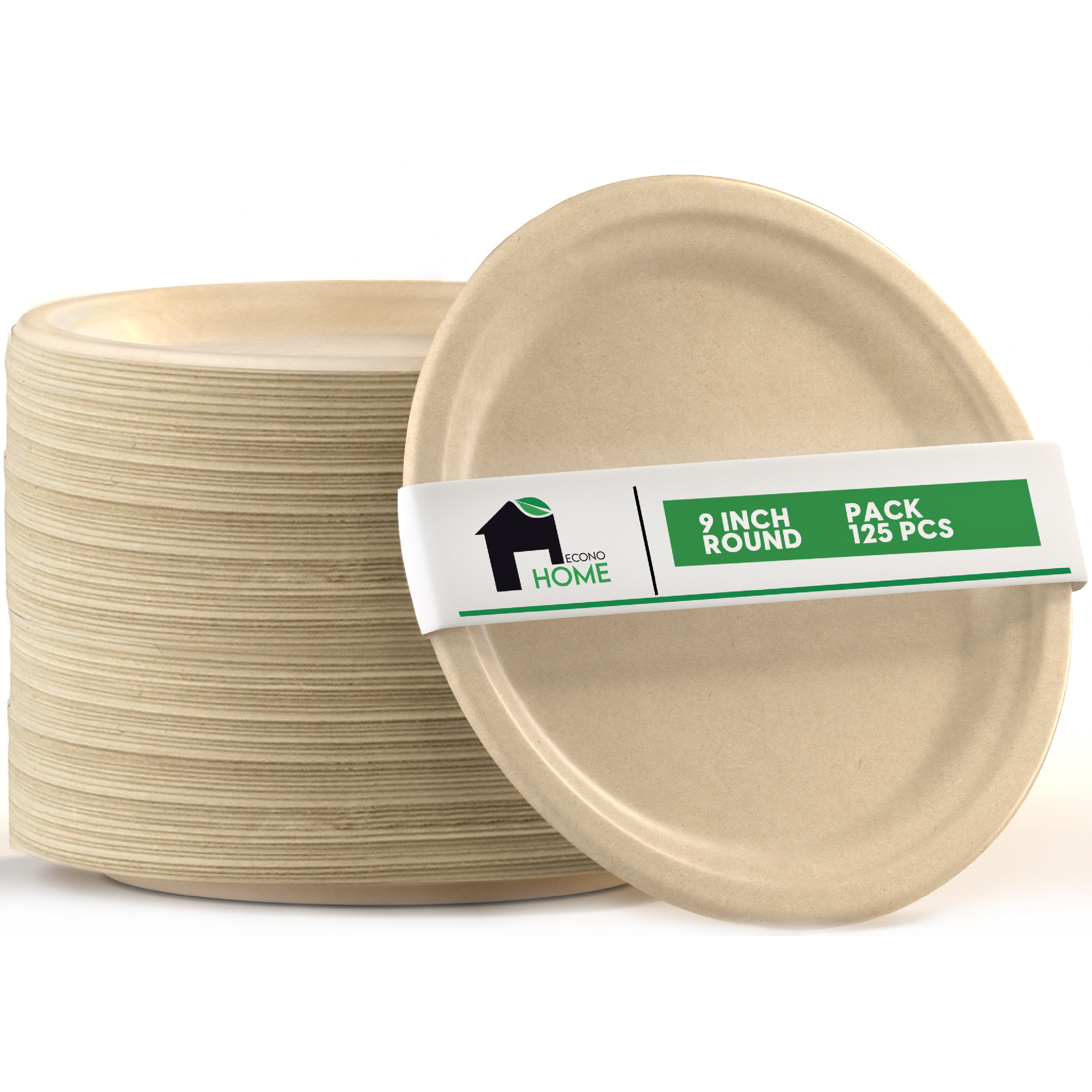 Compostable Paper Plates – Econohome